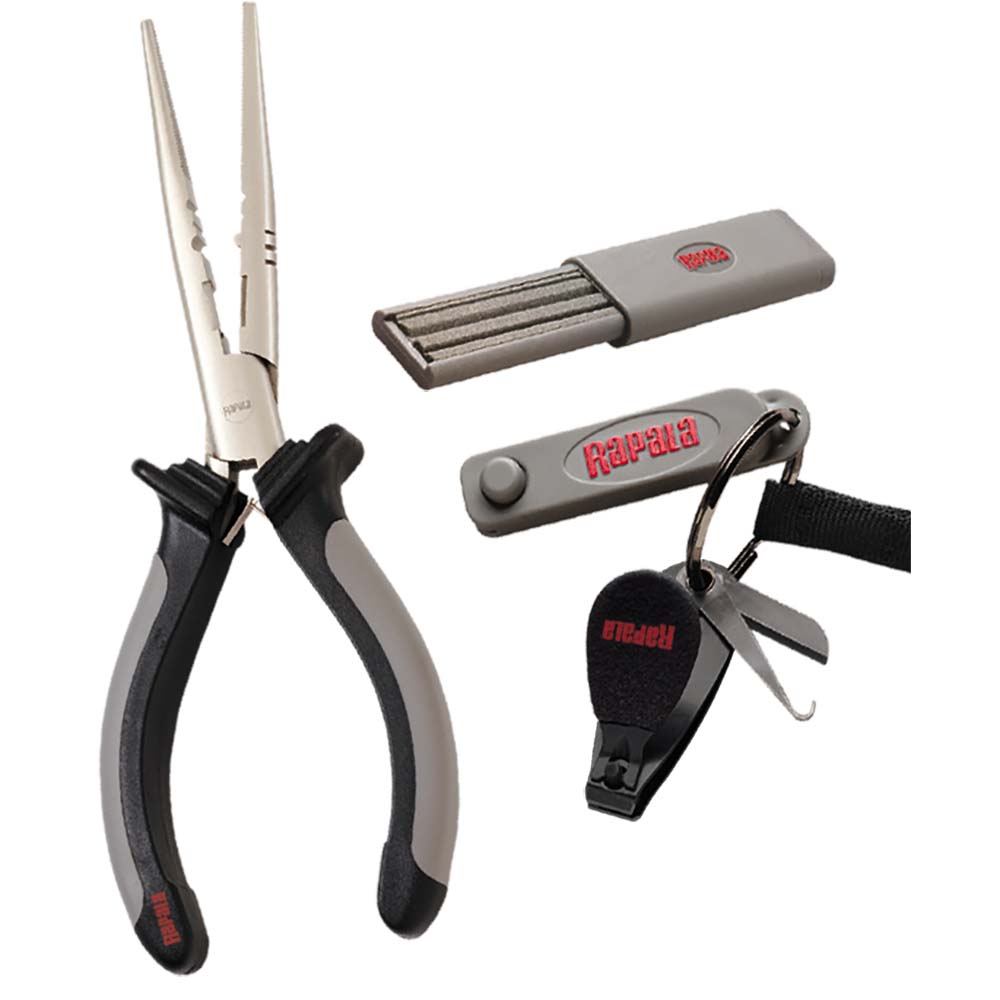 Rapala Combo Pack Pliers Clipper Punch Sharpener RTC6PCHS – Get Tight Gear